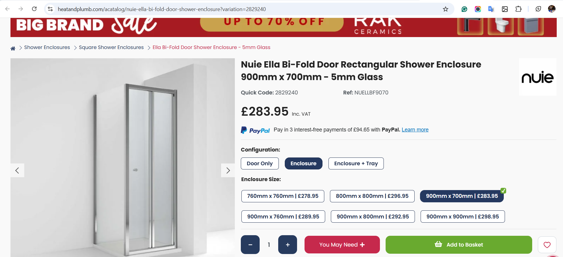 Case Study: Shower Enclosure Supplied Not Fit for Purpose – A 900mm ...
